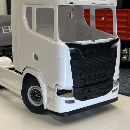 arquivo STL 1/14 Bumper lip Design 3 for Tamiya Scania 770s 🚚 ・modelo ...