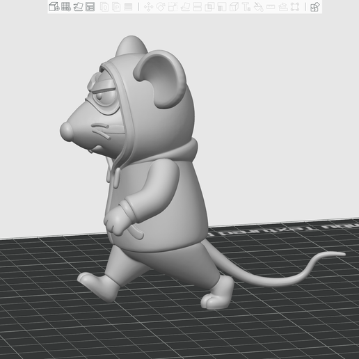 🐀 Rat・ STL File for 3D printing・Cults