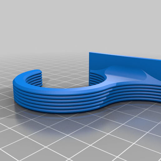 Free 3D file Stylish Curtain Hook Pulled Back 🪝 ・3D printable object to ...