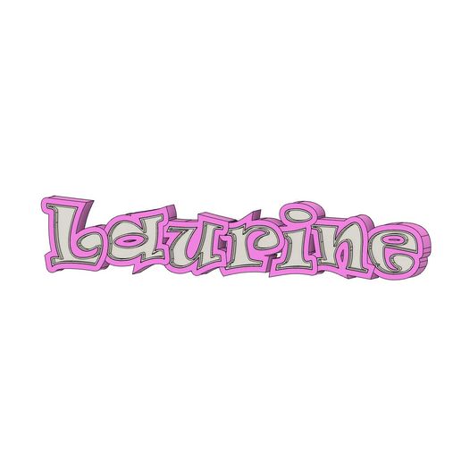 3D file First name Laurine 🧒 ・Design to download and 3D print・Cults