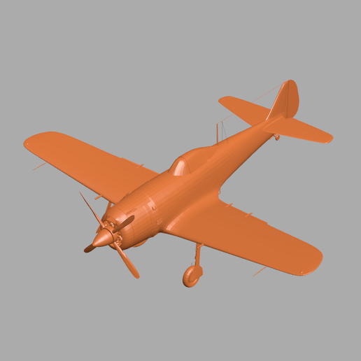 STL file Nakajima Ki-84 Hayate 🏠 ・3D printer design to download・Cults