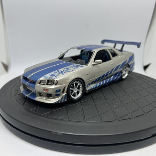 Archivo STL SKYLINE GTR R34 2F2F BRIAN 👾 ・Diseño imprimible en 3D para ...