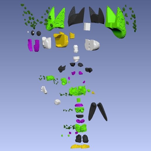 🧸 Cell - Knitted - Crochet - Multipart・ 3MF File for 3D printing・Cults
