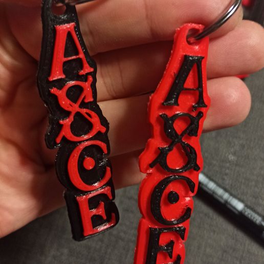 3D print ACE ONEPIECE KEYCHAIN • made with Anyubic kobra neo・Cults