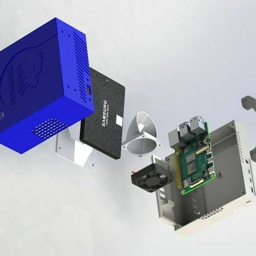 Free STL file Raspberry Pi 4 Gamecube Inspired Case・3D printable model ...