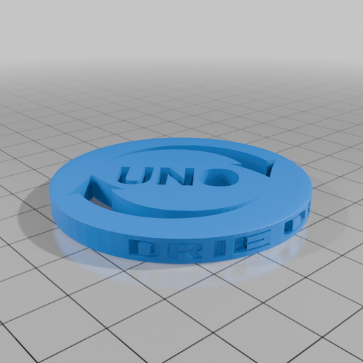 Free 3D file UNO play direction coin ️ ・3D print design to download・Cults