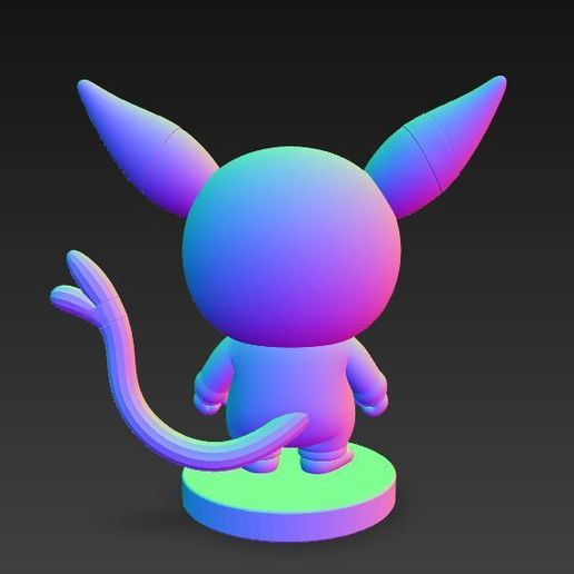 🐉 labubu pokemon umbreon・ STL File for 3D printing・Cults