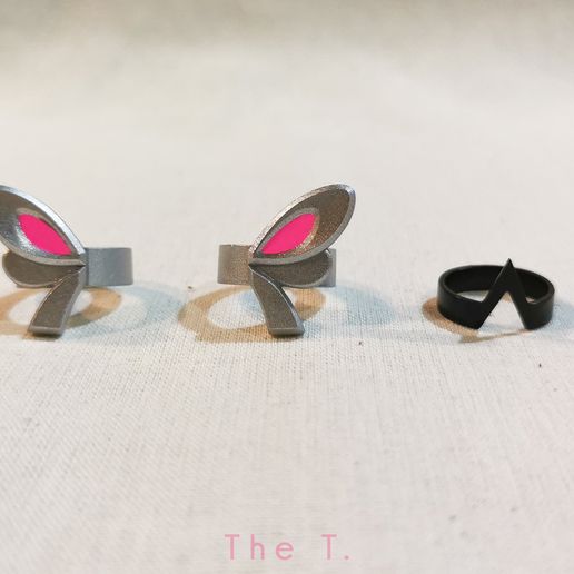 3D printed VALORANT CLOVE COSPLAY - RINGS • made with HyperCube Evo・Cults