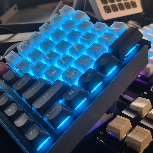 ⌨️ Keychron Q11 RGB Mechanical Keyboard Tenting Kit (Print in Place ...
