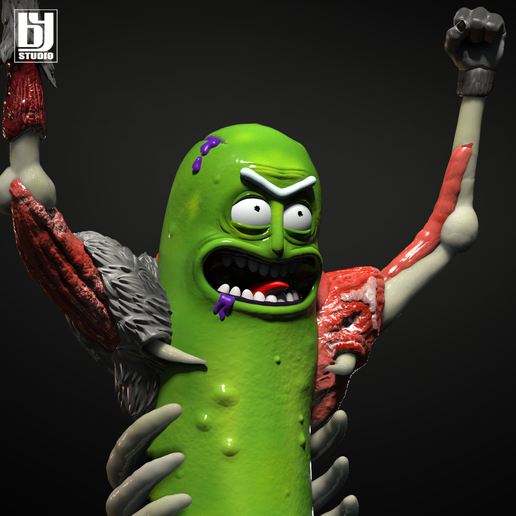🗿 PICKLE RICK 3D Print Model STL 3D print model・ STL File for 3D ...