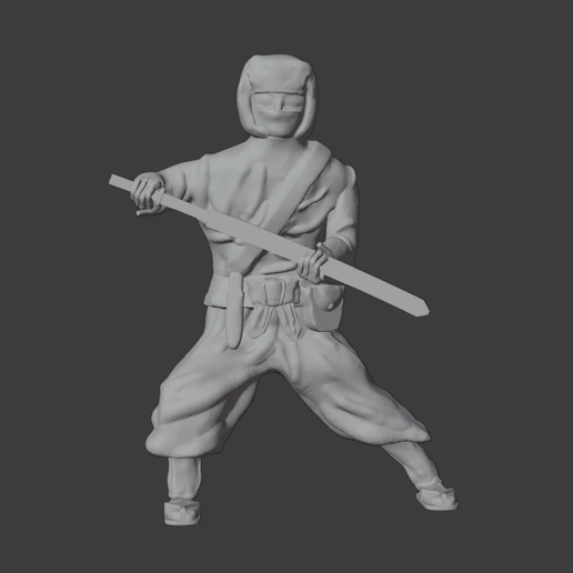 STL file Ninja Figurine 🥷 ・3D printing model to download・Cults