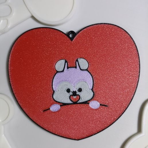 ️‍🔥 Mang BT21 Valentine's Day J-Hope BTS Multicolor Hanging Ornament ...