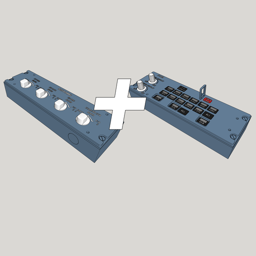 🎛️ A320 ECAM CONTROL PANEL & SWITCHING PANEL・ 3D File for 3D printing ...
