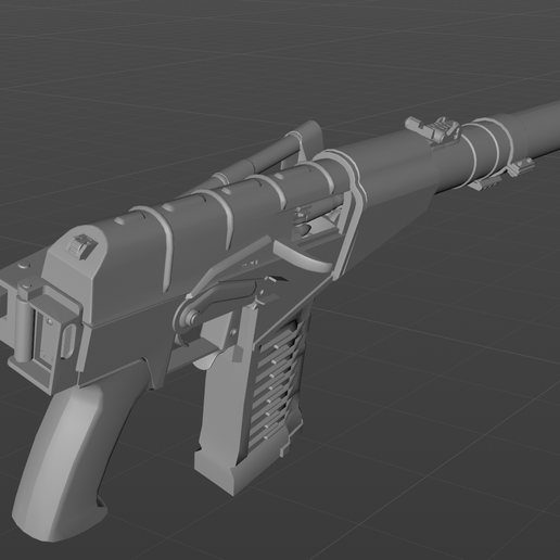 🗺️ Soviet AS Val rifle-2 3D model material・ OBJ File for 3D printing・Cults