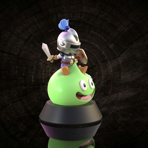 🐉 SLIME KNIGHT - DRAGON QUEST FANART・ STL File for 3D printing・Cults