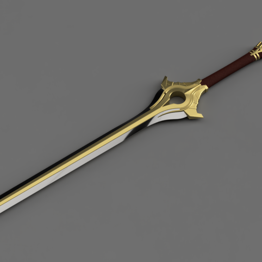 🗡️ Chrom and Lucina's Falchion・ 3D File for 3D printing・Cults