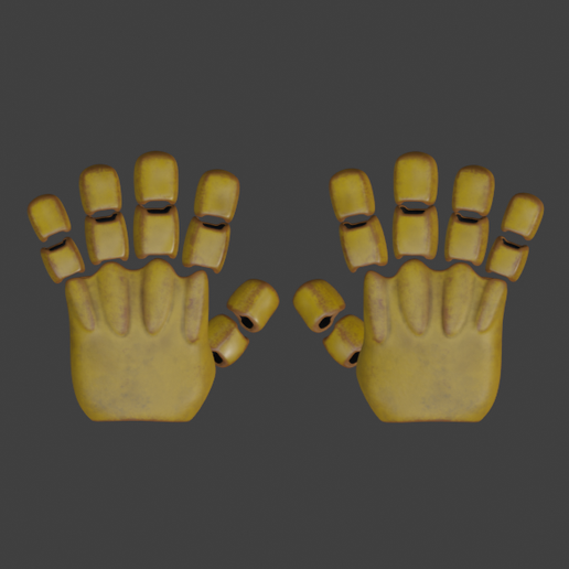 🧤 Five Nights at Freddy's Wearable Gloves Springbonnie/Yellow Rabbit ...