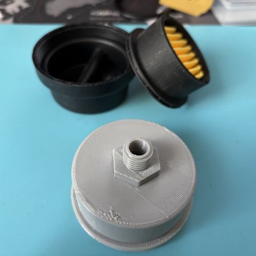 📦 Air compressor Filter box repair 12.5mm (M13)・ STL File for 3D ...