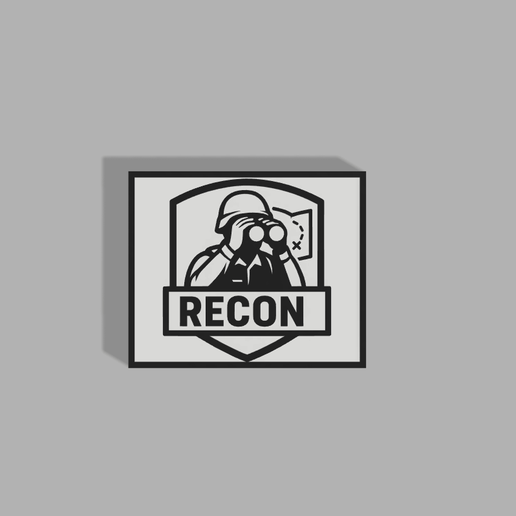 🪖 Military Patch Kit – Sniper & Recon・ STL File for 3D printing・Cults