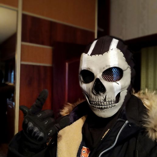 cod ghost mask 3d print