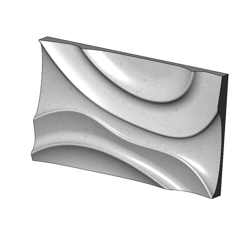 STL file Panel river wave wall art relief sculpture 3D print model 🌊 ...