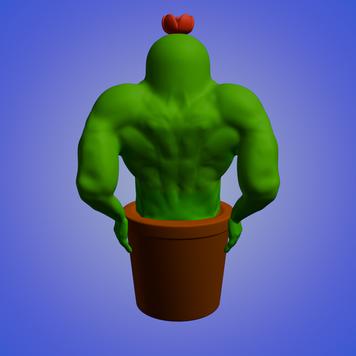 Archivo 3D gratis Muscular Spike 🌵 ・Objeto de impresión 3D para ...