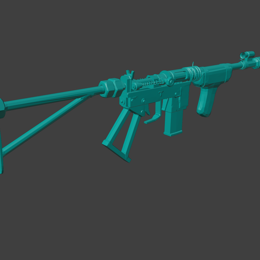 🎨 RUST HANDMADE SMG PROP REPLICA 3D PRINT STL・ STL File for 3D printing ...