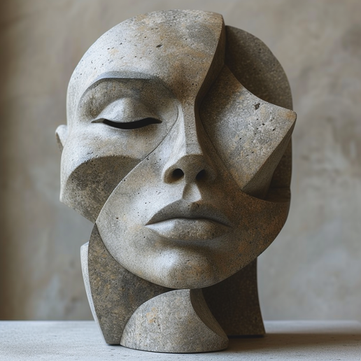 👩 Elegant Woman Face Sculpture・ STL File for 3D printing・Cults