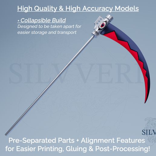 🎭 Maka Soul Eater Scythe Prop for Cosplay - Soul Eater - Descarga ...