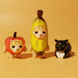 Archivo STL gratis Colección Meme Cats 👾 ・Plan de la impresora 3D para ...
