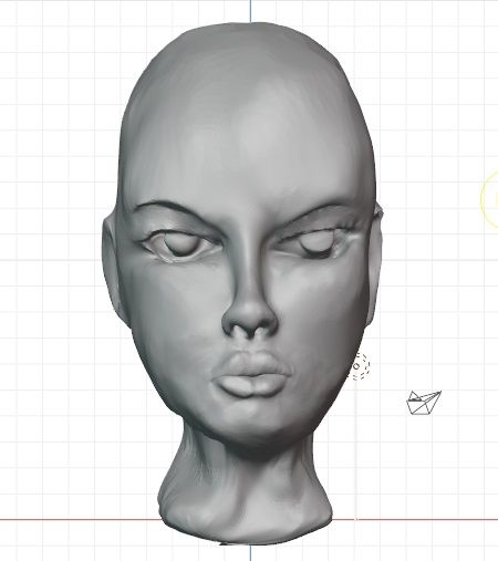 STL file WOMAN WITHOUT HAIR - SCULPTURE TESTS 👩 ・Design to download and ...
