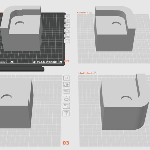 🧞‍♂️ AD5X Corner Lifts・Free 3MF File for 3D printing・Cults