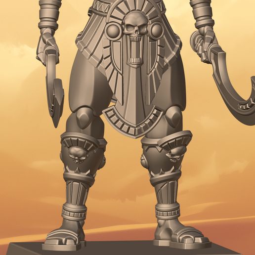 🪦 Tomb Colossus - Modular Undead Egyptian Statue・ 3D File for 3D ...