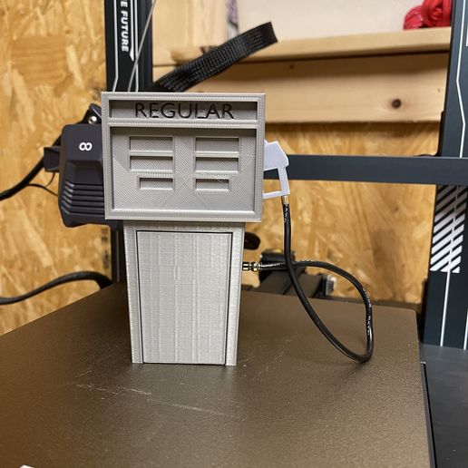 🌆 Simple Gas Pump・ STL File for 3D printing・Cults