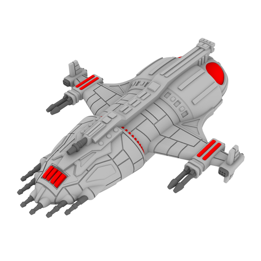 ♟ Drazi Fireraptor Heavy Cruiser・ STL File for 3D printing・Cults