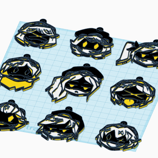 🗝️ murder drones keychain pack・ 3D File for 3D printing・Cults