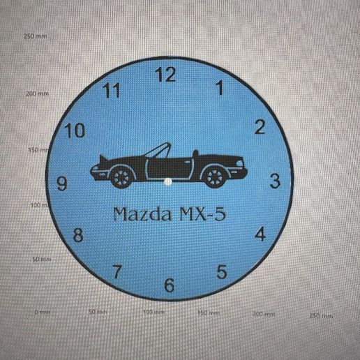 STL file clock mx5 na 🕰️ ・3D printer design to download・Cults