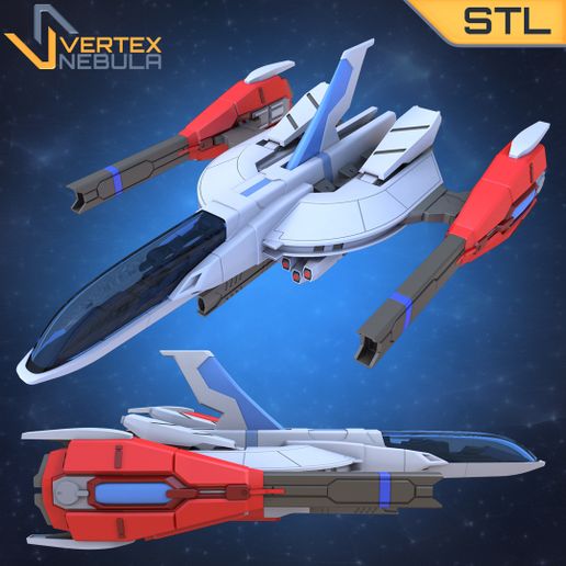 🌩️ Thunder Force 3 - Fire Leo-03 Styx (STL)・ 3D File for 3D printing・Cults