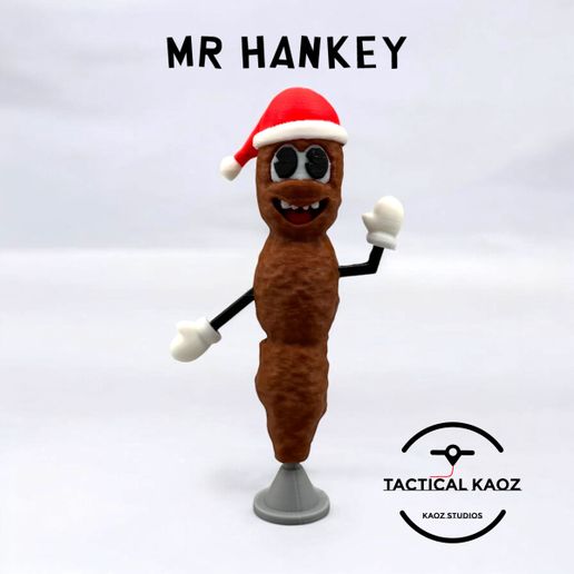 🎄 Mr. Hankey the Christmas Poo – A Festive and Nostalgic Figurine・ STL ...