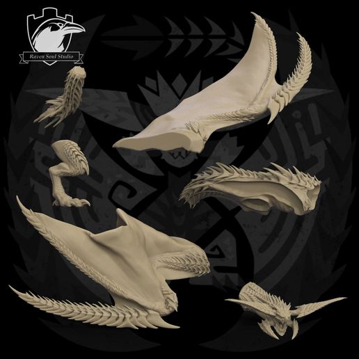 👹 Rey Dau from Monster Hunter: Wilds・ 3D File for 3D printing・Cults