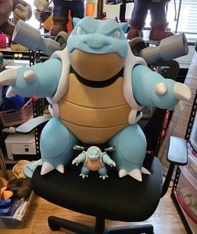 🎨 Blastoise Multipart Color (20 cm )・ STL File for 3D printing・Cults