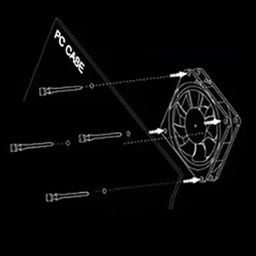 🧞‍♂️ PC FAN RUBBER MOUNTS DIY・Free STL File for 3D printing・Cults