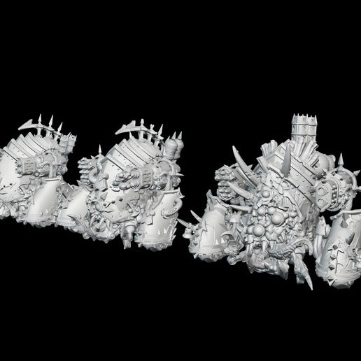 💂 Virulent Blight Carrier pack・ 3D File for 3D printing・Cults