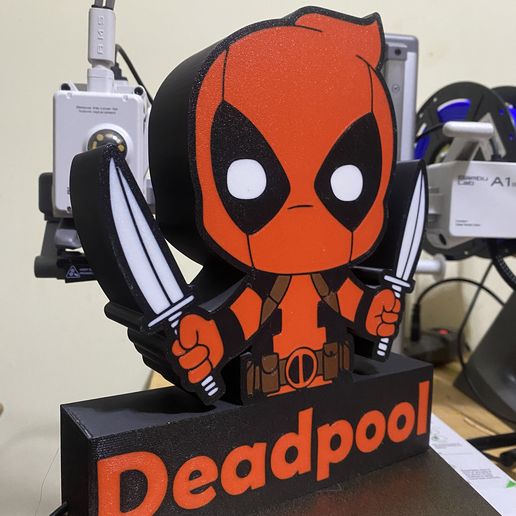Archivo STL DEADPOOL LAMP 🔦 (3MF)・Modelo para descargar y imprimir en ...