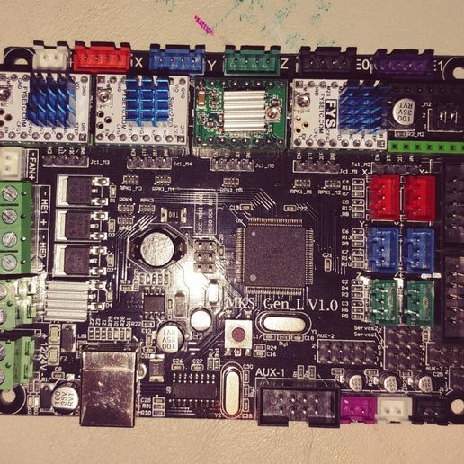 Archivo 3D gratis Caja MKS GEN L V1.0 🔧 ・Modelo imprimible en 3D para ...