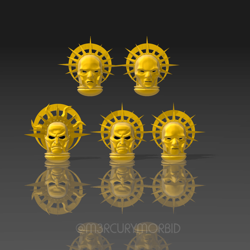 👼 Bloody Death Angel Masks・Free 3D File for 3D printing・Cults