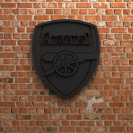 🥅 Arsenal FC Logo・ STL File for ・Cults