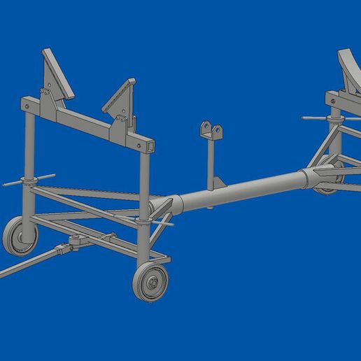️ Aircraft fuselage trolley・Free STL File for 3D printing・Cults