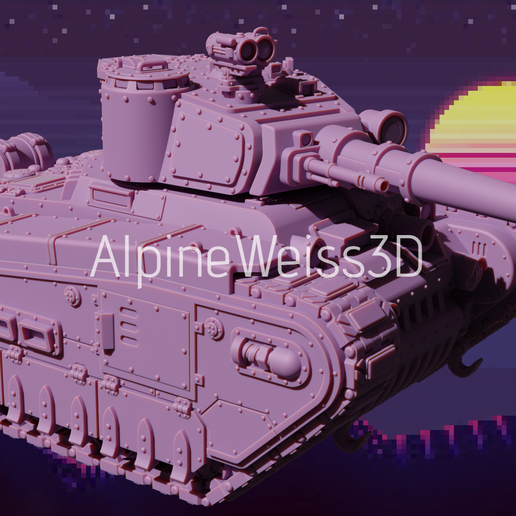 🪖 Enourmous Imperial Heavy Tank [PRESUPPORTED]・Free 3D File for 3D ...