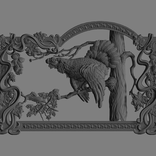 STL file bird stl cnc design 🐦 ・3D printable model to download・Cults